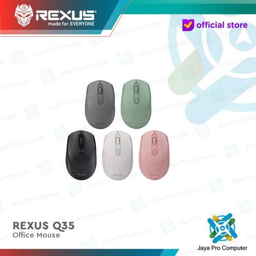 Jual Mouse Rexus Q35 Office Wireless Silent Click - Putih - Jakarta ...