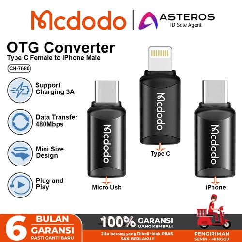Jual Converter Type C to iPhone, iPhone to Type C, Micro to Type C ...