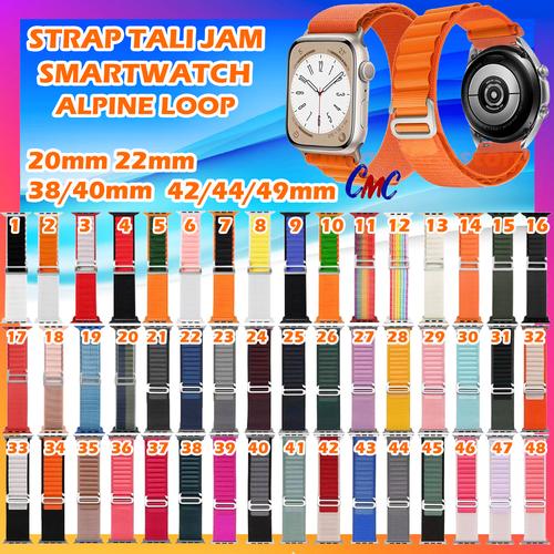 Jual Strap Alpine Loop Nylon Universal Smartwatch Tali 20mm 22mm 42/44 ...