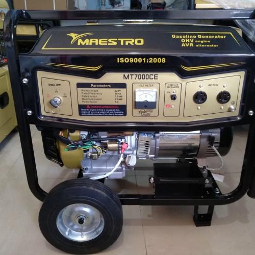Jual Mesin Genset Maestro MT 7000CE 5500 Watt Starter Original - Tanpa ...