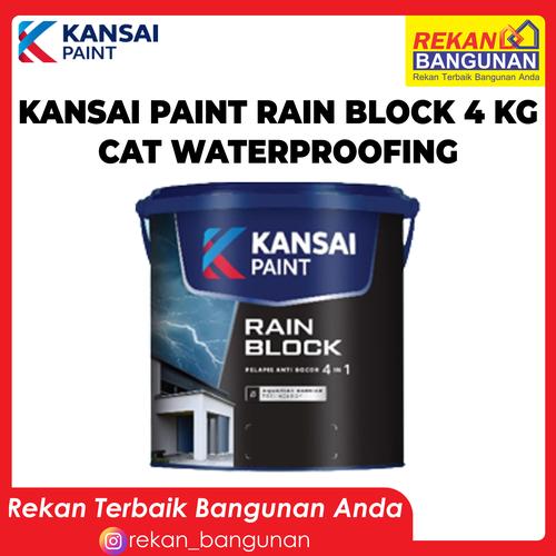 Jual Cat Waterproofing | Cat Pelapis Anti Bocor Kansai Paint-Rain Block ...
