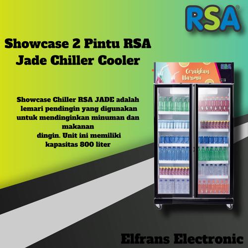 Jual Rsa Showcase 2 Pintu 800 L Jade Chiller Cooler Rsa Jade Chiller ...