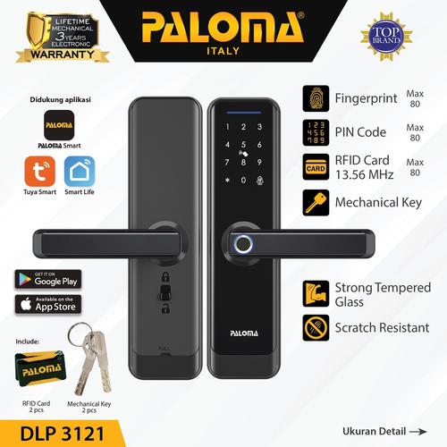 Promo PALOMA DLP 3121 Digital Lock Smart Home Kunci Pintu Door Handle WiFi Cicil 0% 3x - Jakarta ...