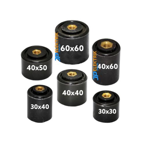 Jual Isolator Busbar Holder 40x40 mm Coklat Insulator Cilinder ...
