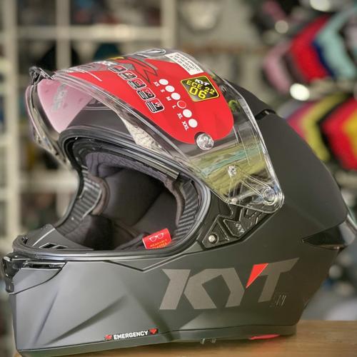 Jual HELM KYT R2R Plaint Matt Black HELM FULL FACE TERBARU KYT - M ...