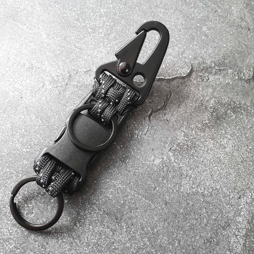 Jual SPECIAL EDITION Split Shadow keyring, Black Reflective Paracord ...