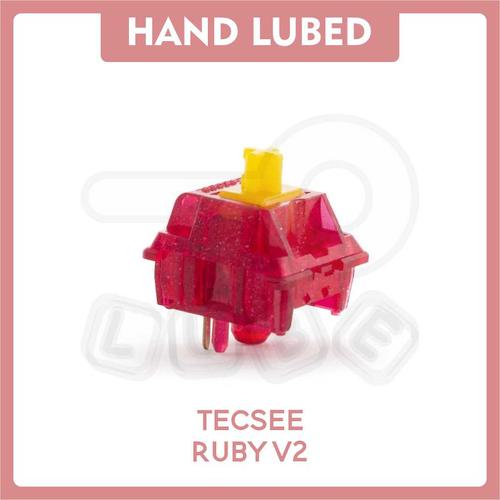Jual LUBED (63.5g) Tecsee Ruby V2 Switch Linear with Krytox / Tribosys - No Deskeys/Film, 205g0 ...