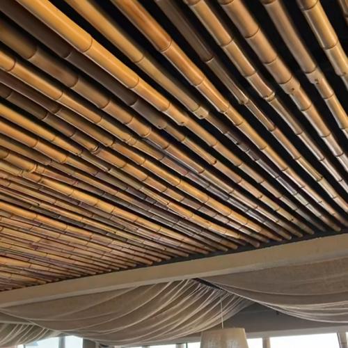 Jual Bambu Batangan Bahan Atap/Bambu Bahan Dekorasi Atap Indoor dan ...