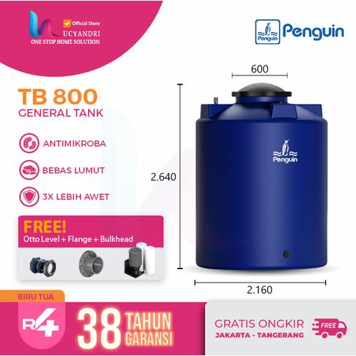 Jual Toren Air Penguin TB800 Tangki Air Plastik 8000 L Tandon TB 800 ...