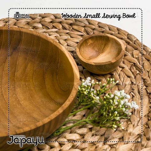 Jual Mangkuk Mangkok Kecil Kayu Jati Small Wooden Bowl Teak Wood - Tipe ...