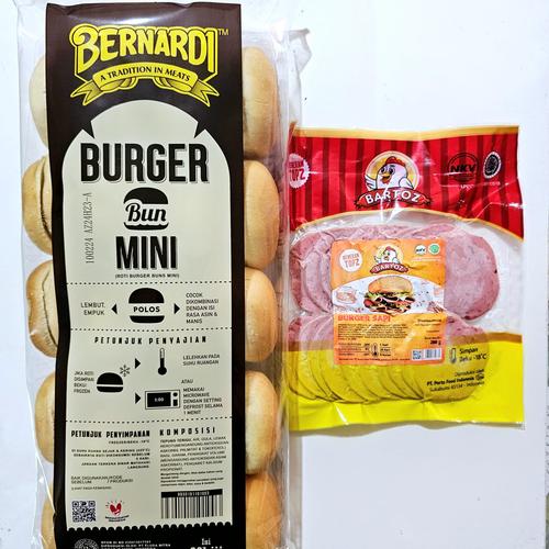 Jual (PAKET) BERNARDI burger mini + BARTOZ isian burger 20s - Kota ...
