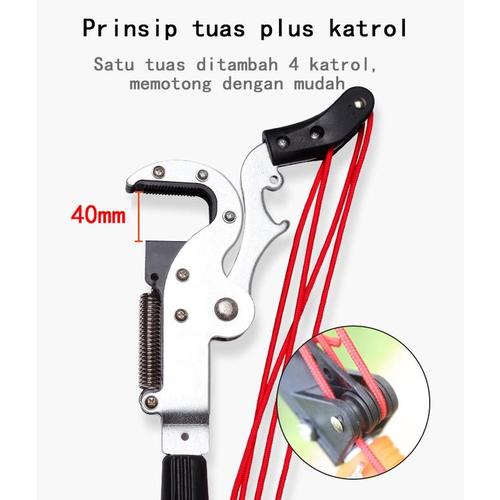 Jual New!!! Tree Pruner Galah Tongkat 5 Meter Pemotong Gergaji Gunting ...