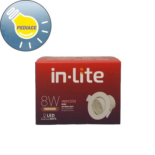 Jual LAMPU LED SPOTLIGHT MINI DOWNLIGHT INLITE 8 WATT INDC232 - Semu ...
