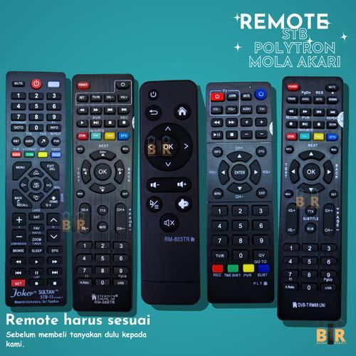 Jual Remote STB Akari AX-512 Set Top Box TV Akari Polytron Mola RCA-117 ...