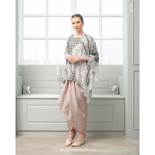 Jual Setelan Batik Wanita Salwa Set by Catalia Batik - Cokelat - Kota ...