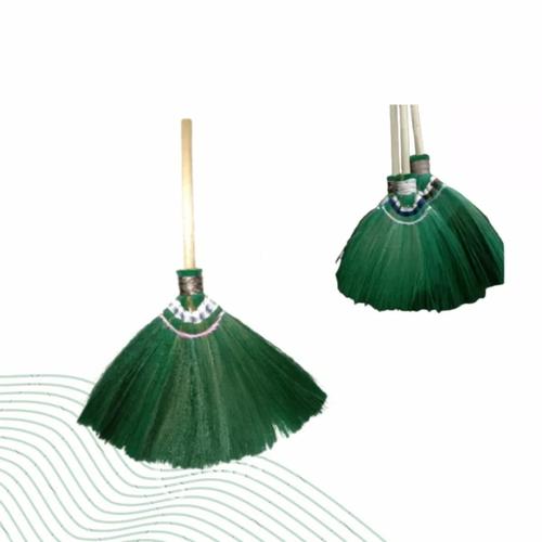 Jual Sapu Lantai Rayung Jerami Alami Tebal Warna Hijau Alat Kebersihan ...