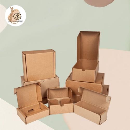 Jual Packing Kardus Box Die Cut Polos Ukuran 8cm x 8cm x 3cm - Jakarta ...