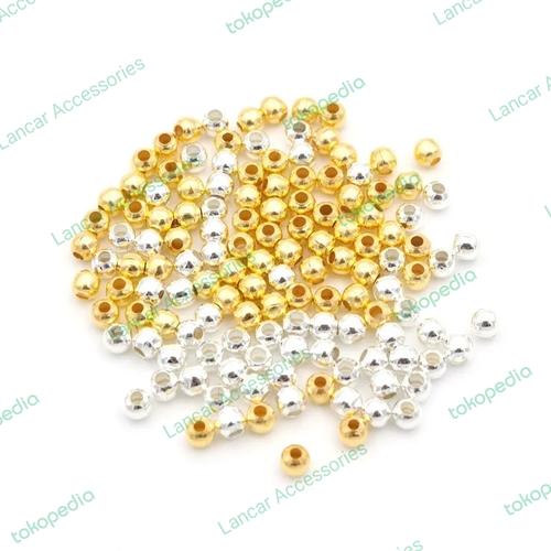 Jual 10 Butir Pembatas Gelang Manik Manik Xuping Mote Bulat - gold ...