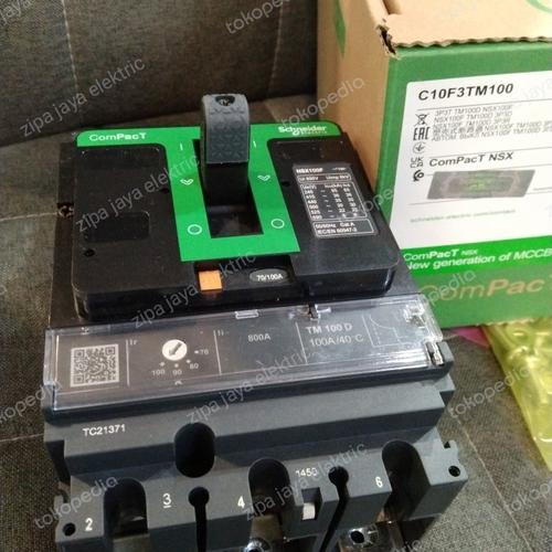 Jual mccb nsx 3p Schneider 3p 100A 36ka C10F3TM100 - Jakarta Pusat ...