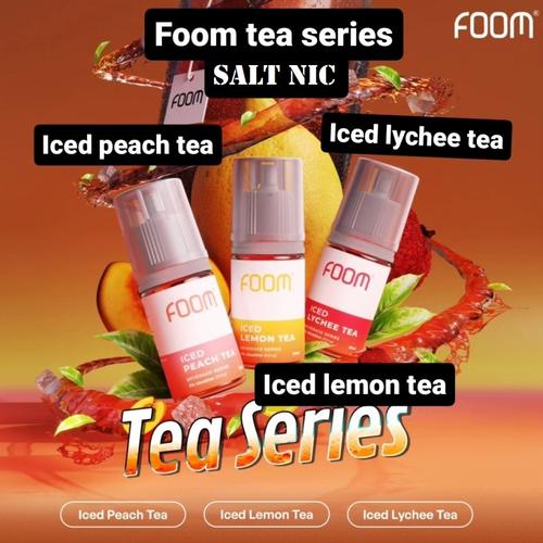 Jual Foom Ice Tea Series Iced Peach Tea Salt Nic 30ML 30MG Authentic ...