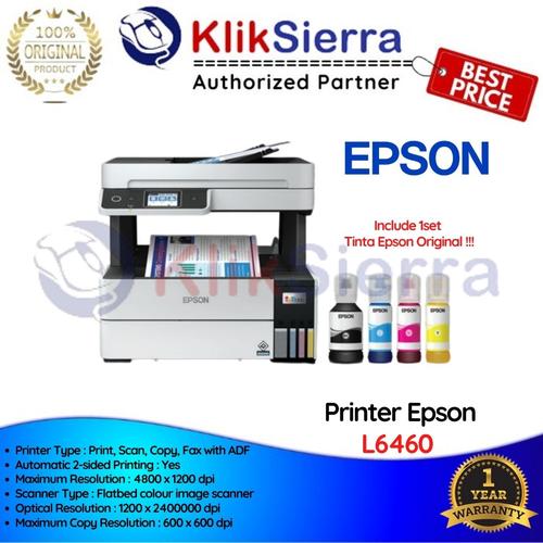 Jual Printer Epson L6460 EcoTank A4 Ink Tank Print Scan Copy - Jakarta ...