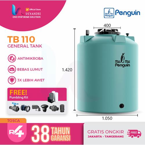 Jual Tangki Air PENGUIN TB 110 Tandon Toren 1000 L Original Free Ongkir ...