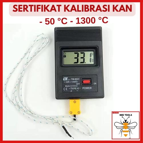 Jual Digital Thermometer/ Termometer -50 °C - 1300 °C Sertifikat ...