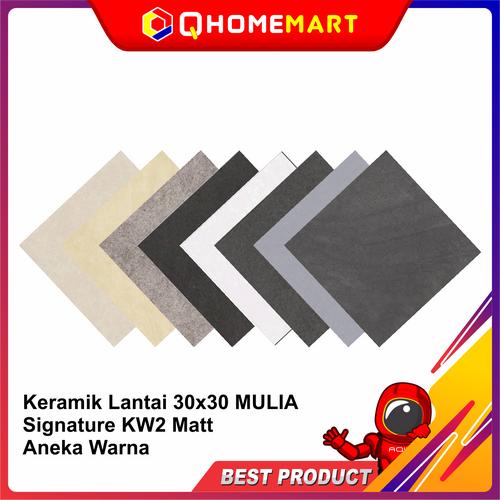 Jual Keramik Lantai Dinding 30x30 MULIA Matte White KW2 - EVEREST SAND ...