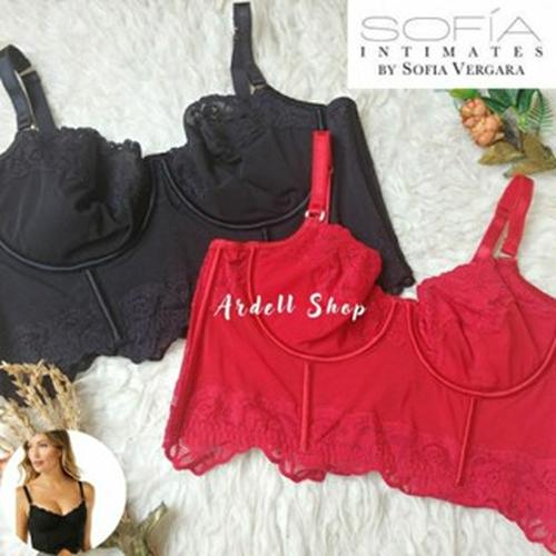 Jual SOFIA VERGARA BUSTIER BRA WANITA KAWAT NONPAD LONGTORSO LINGERIE ...