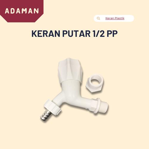 Jual Keran Air Plastik PP Tipe Putar 1/2 Inch - Hijau - Kab. Lampung ...