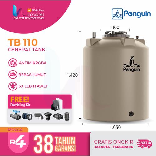 Jual Toren Air Penguin TB110 Tangki Air Plastik 1050 L Tandon TB 110 ...