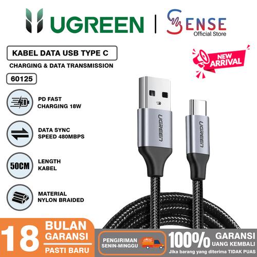 Jual UGREEN Kabel Data Charger USB Type C Fast Charging 3A 15w 18w-27w - Jakarta Pusat - SENSE ...