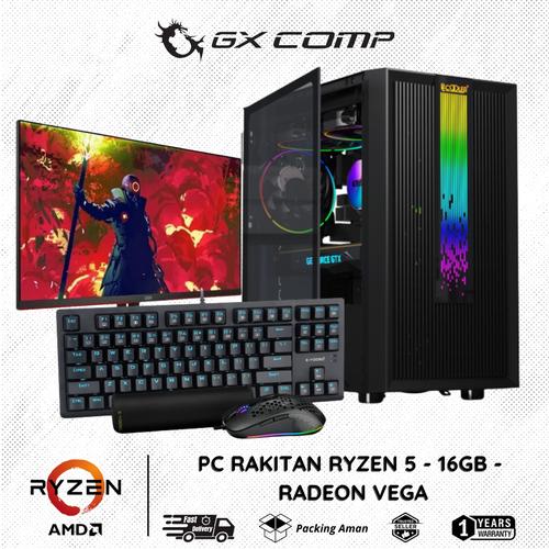 Promo PC Rakitan Gaming Full Set AMD Ryzen 5 5600G | RAM 16GB | SSD ...