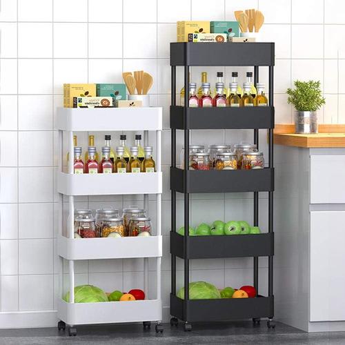 Promo Rak Troli 5 Susun Ukuran 107x20x35 Rak Plastik Serbaguna Ada Roda ...