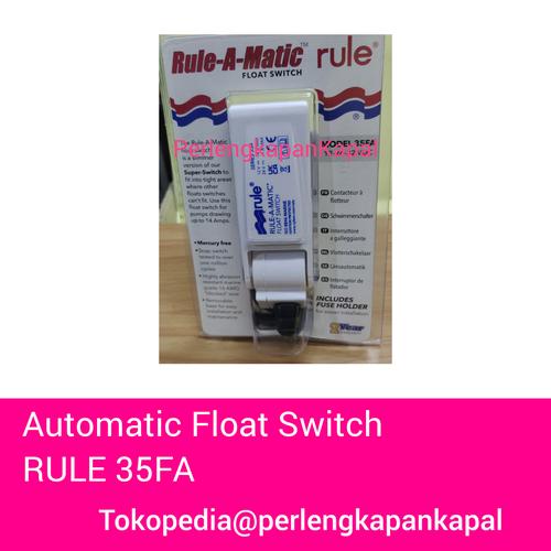 Jual RULE Automatic Float Switch 35FA / Otomatis pompa bilga Rule 18A ...
