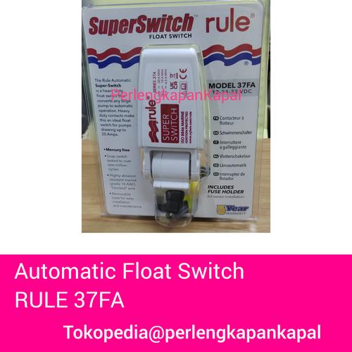 Jual RULE Automatic Float Switch 37FA / Otomatis pompa bilga Rule 20A ...