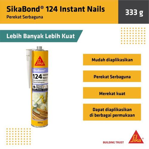 Jual Sika bond 124 Instant Nails Perekat Lem Kayu Panel Dinding ...