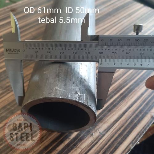 Jual pipa besi seamless OD 61mm ID 50mm TEBAL 5.5mm Panjang 50cm - Kota ...