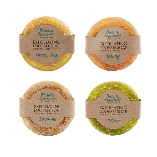 Jual Secret Garden Sabun Loofah Exfoliating Loofah Soap 100gr - Green ...