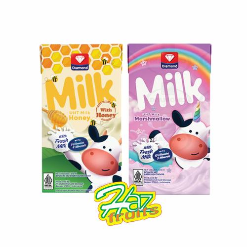 Jual UHT Milk Diamond|Susu UHT 125 ml x 40 pcs ( 1 Karton ) - Honey ...