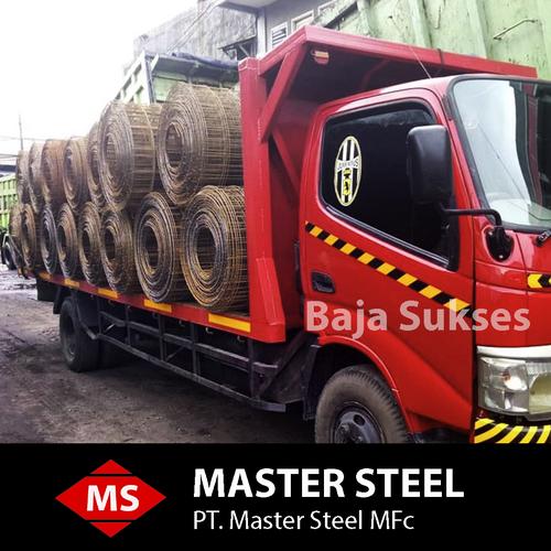 Jual Besi Wiremesh / Wermes Roll M5 M6 Master Steel MS Sertifikat Full ...