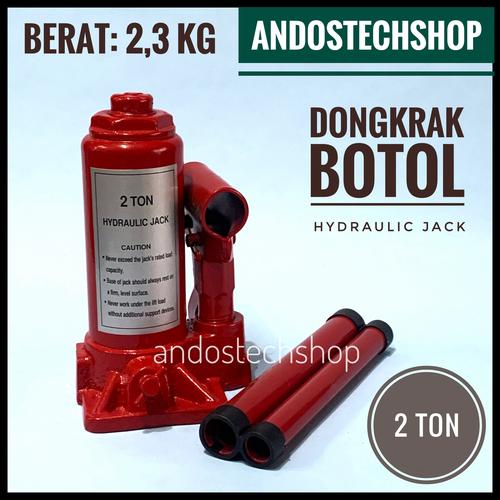 Jual Dongkrak Botol 2 Ton | Dongkrak Mobil | Hydraulic Jack 2T - Kota ...