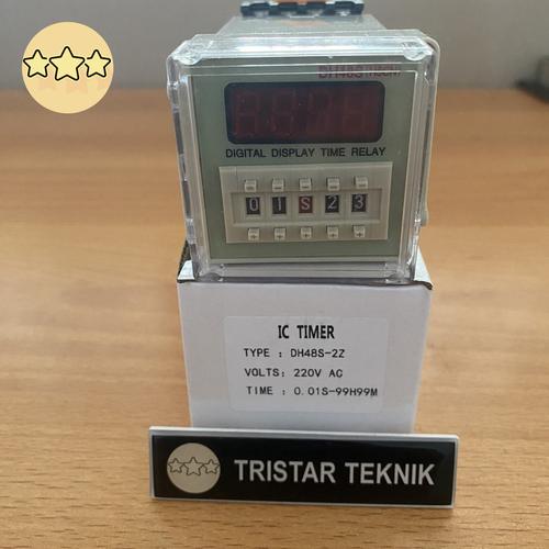 Jual DH48S-2Z DH48S 2Z 220V 220VAC TIMER TWIN RELAY DH48 DELAY SETARA OMRON - TIMER + SOCKET ...
