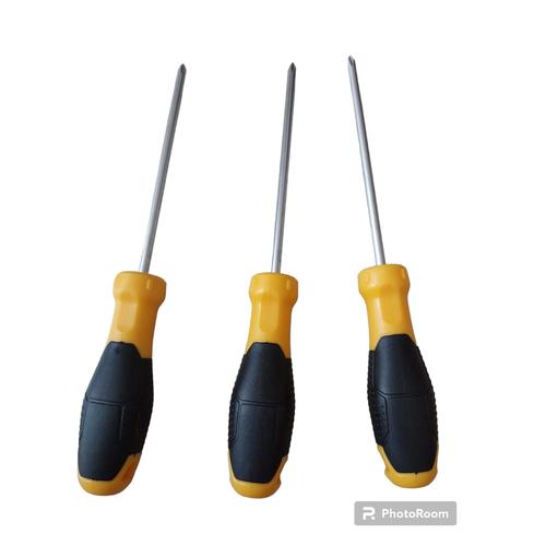 Jual Deli Philips Screwdriver / Obeng Plus Berbagai Ukuran DL63512x - 3 ...