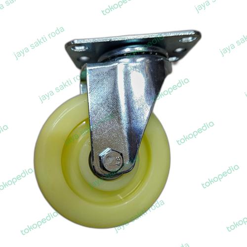 Jual Roda nilon 4 inch putar medium duty taiwan beban 110 kg - Jakarta ...