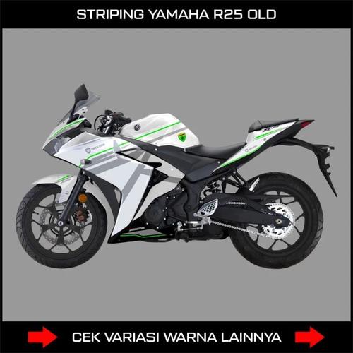 Jual STIKER DECAL R25 V1 LIVERY TRICK STAR / STRIPING YAMAHA YZF R25 ...