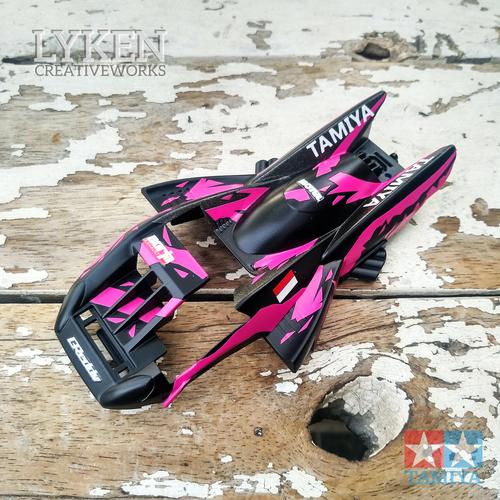 Jual Tamiya Original Body Custom Strato Vector for SFM Chassis - Glossy ...