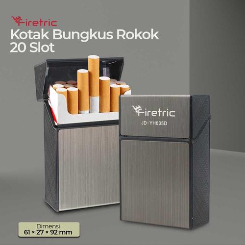 Jual kotak box tempat rokok besi metal waterproof cigarette case Promo ...