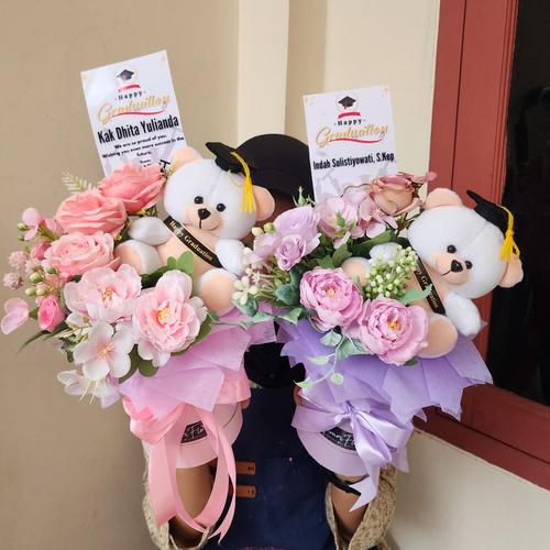 Jual Buket Bunga Boneka Bloom Box Bunga Kaisha Ms - Custom Warna, Tanpa ...