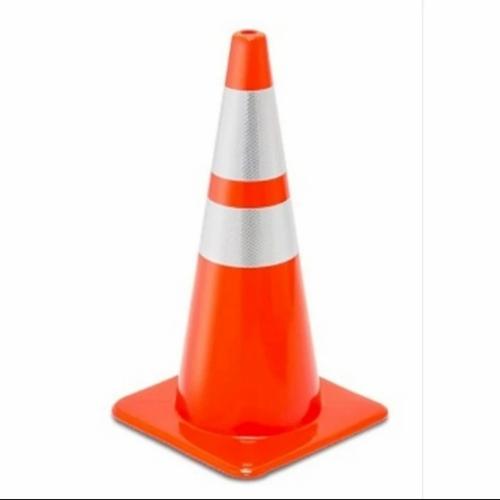 Jual TRAFFIC CONE 70 CM ORANGES / PEMBATAS JALAN PVC RUBBER - ORIGINAL ...